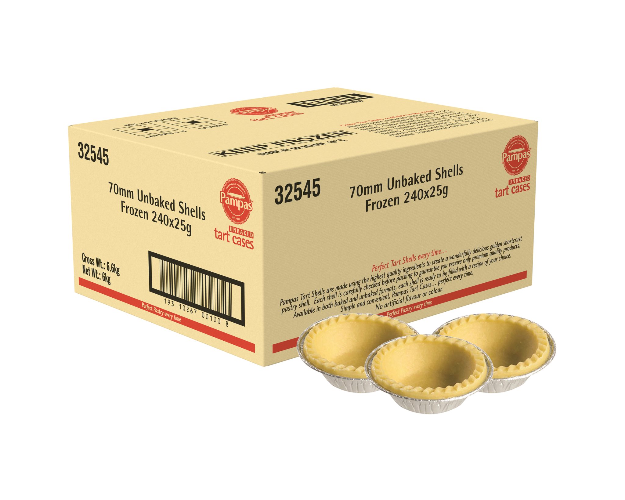 Pastry Shells - Goodman Fielder Food Service